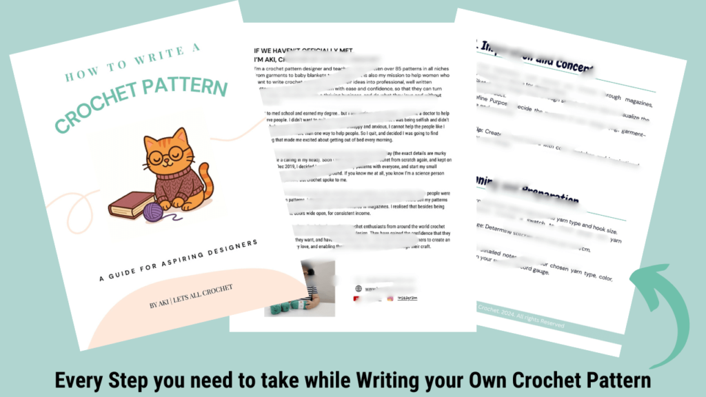 FREEBIE How to Write a Crochet Pattern Ebook Download- BLOG/YT - Unique ...